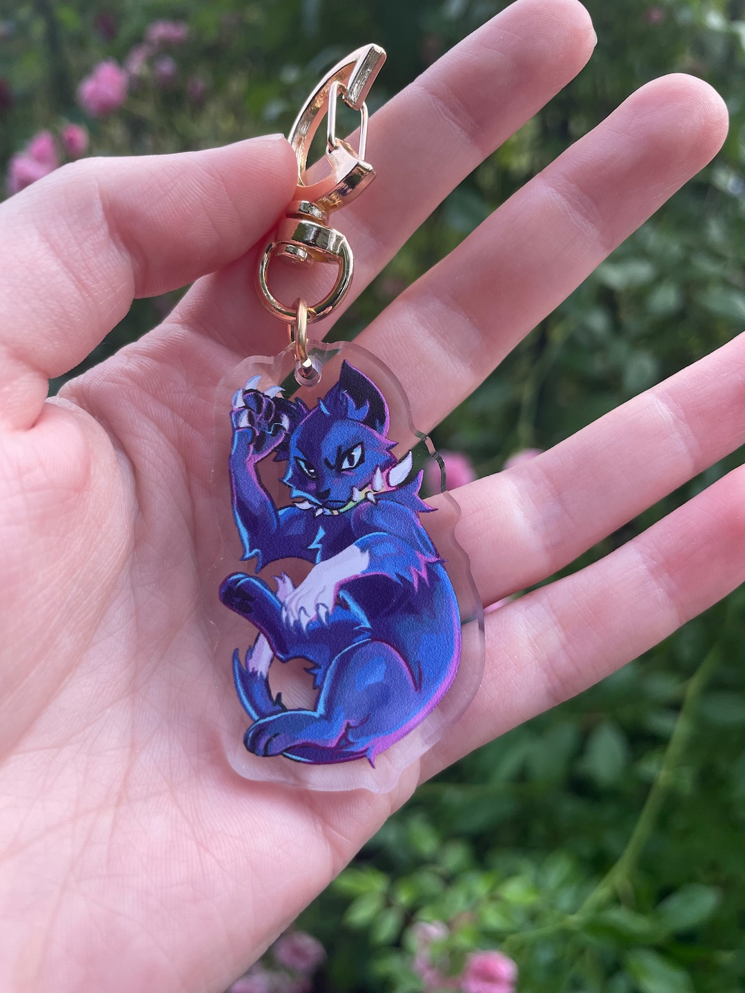 Scourge 2 Clear Double Sided Acrylic Keychain With Moon Clasp - Etsy