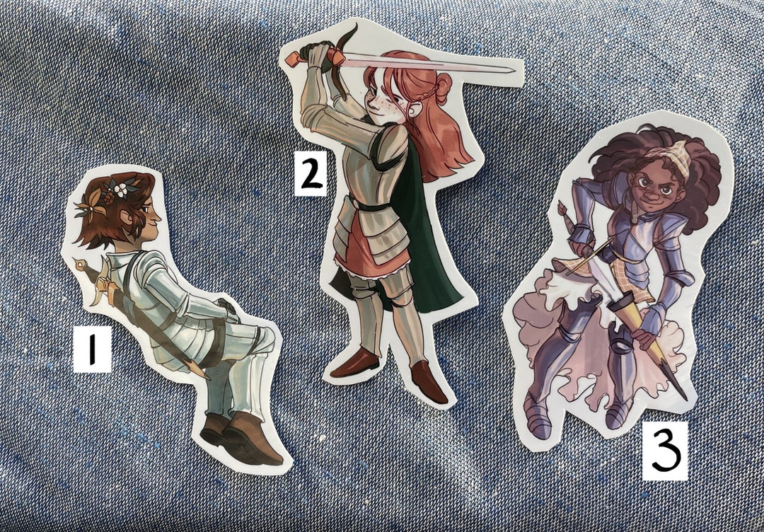 Women Knight, Female Knights Stickers - Etsy