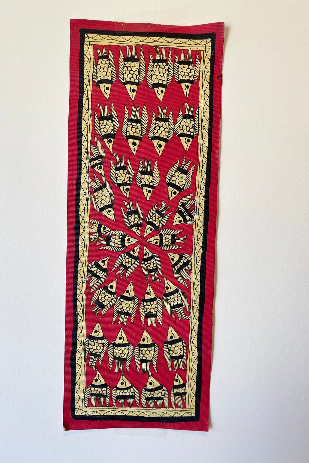 Fish Madhubani Art - Etsy