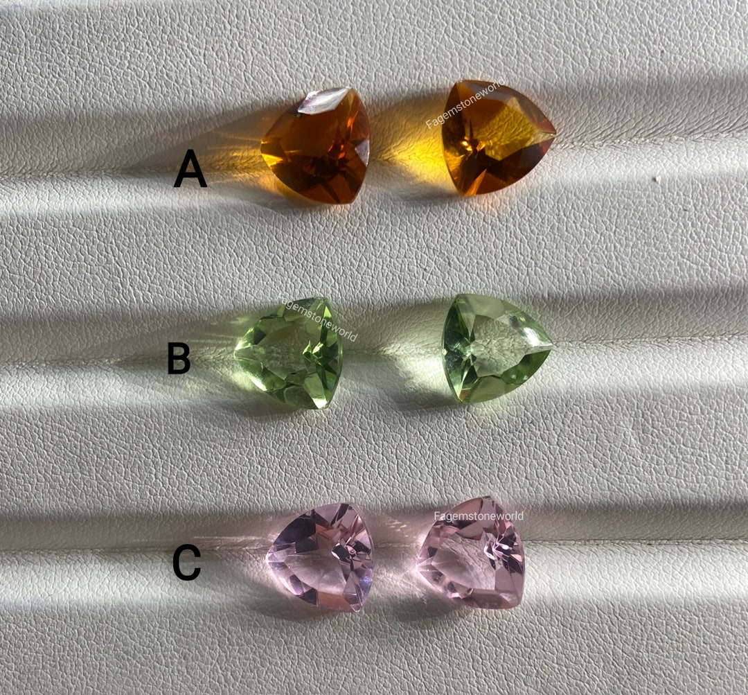 10mm to 15mm Genuine Citrine Pink Peridot Gemstone, Superb Quality ...