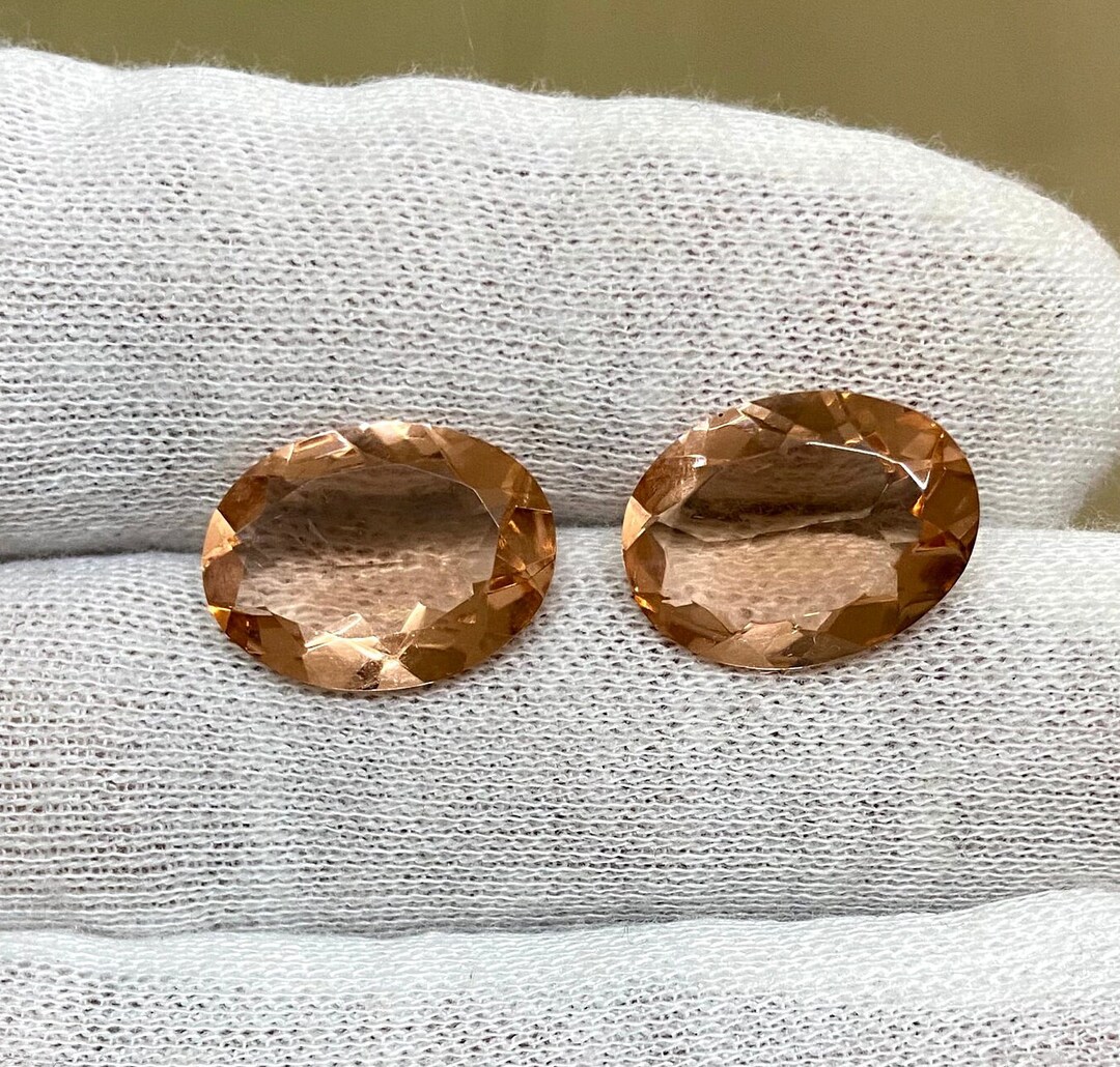 5x7mm to 15x20m Rare Find Peach Morganite Oval Gemstone, Top Quality ...