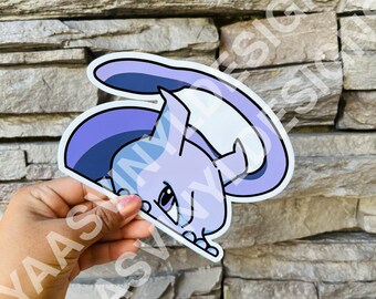 Mewtwo Decal - Etsy