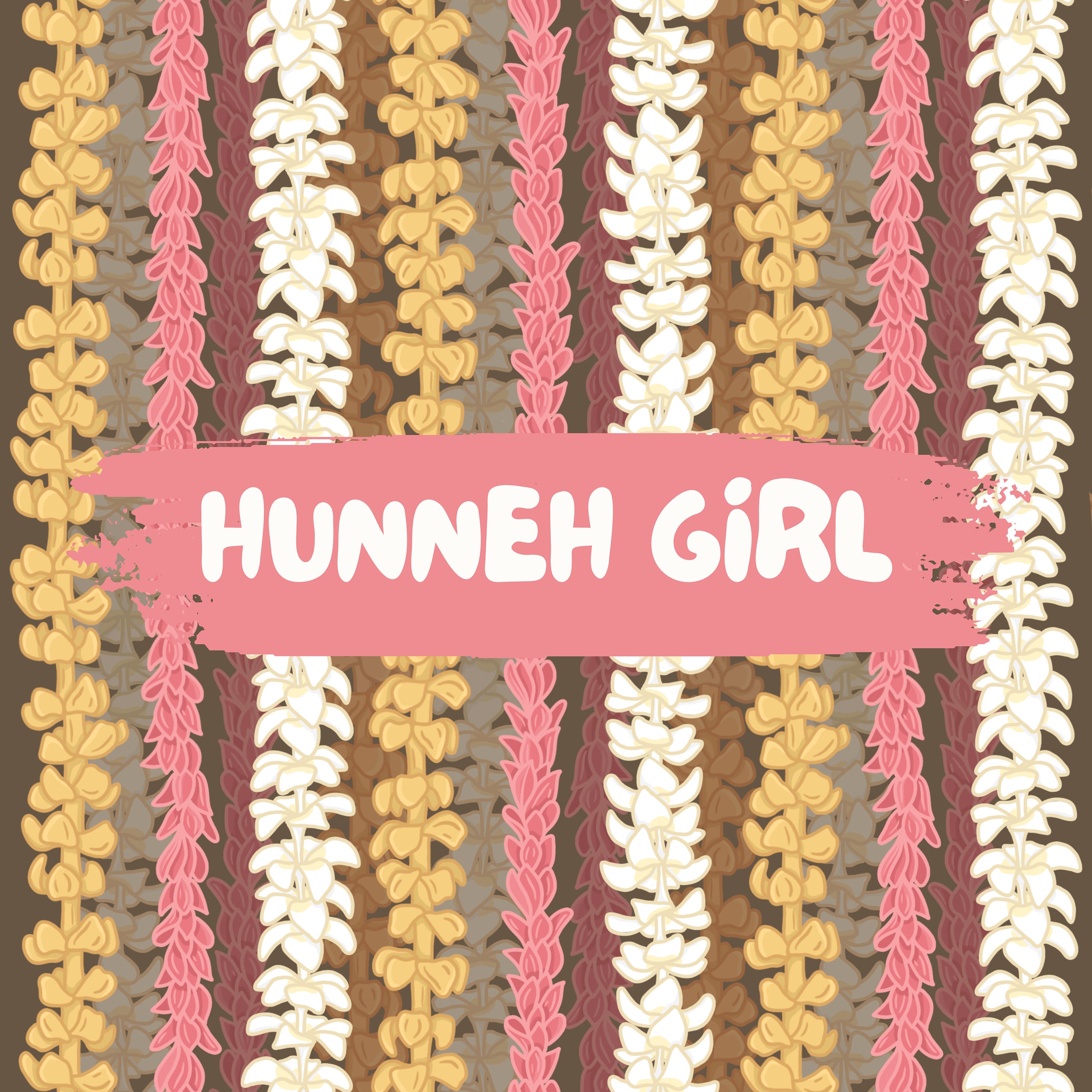 Puakenikeni Design, Seamless Pattern, Lei Pattern, Native Hawaiian ...