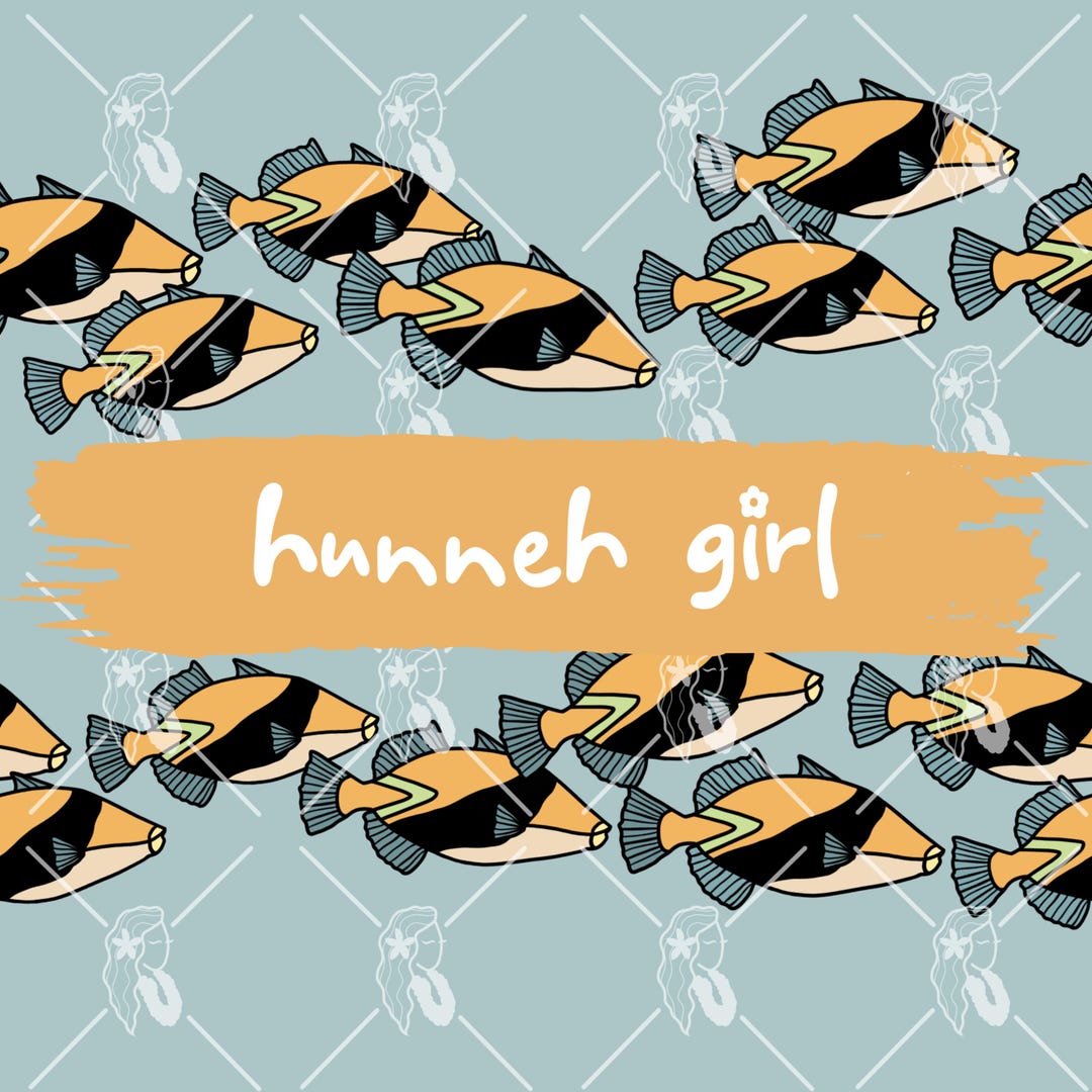 Seamless Summer Pattern, Humu Fish Design, Hawaii Design, Hawaii ...