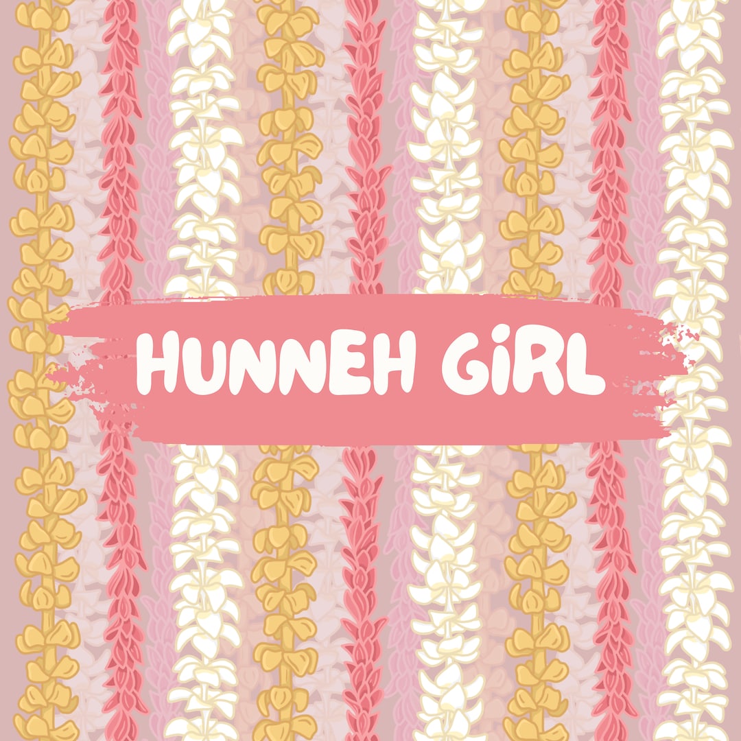 Puakenikeni Design, Seamless Pattern, Lei Pattern, Native Hawaiian ...