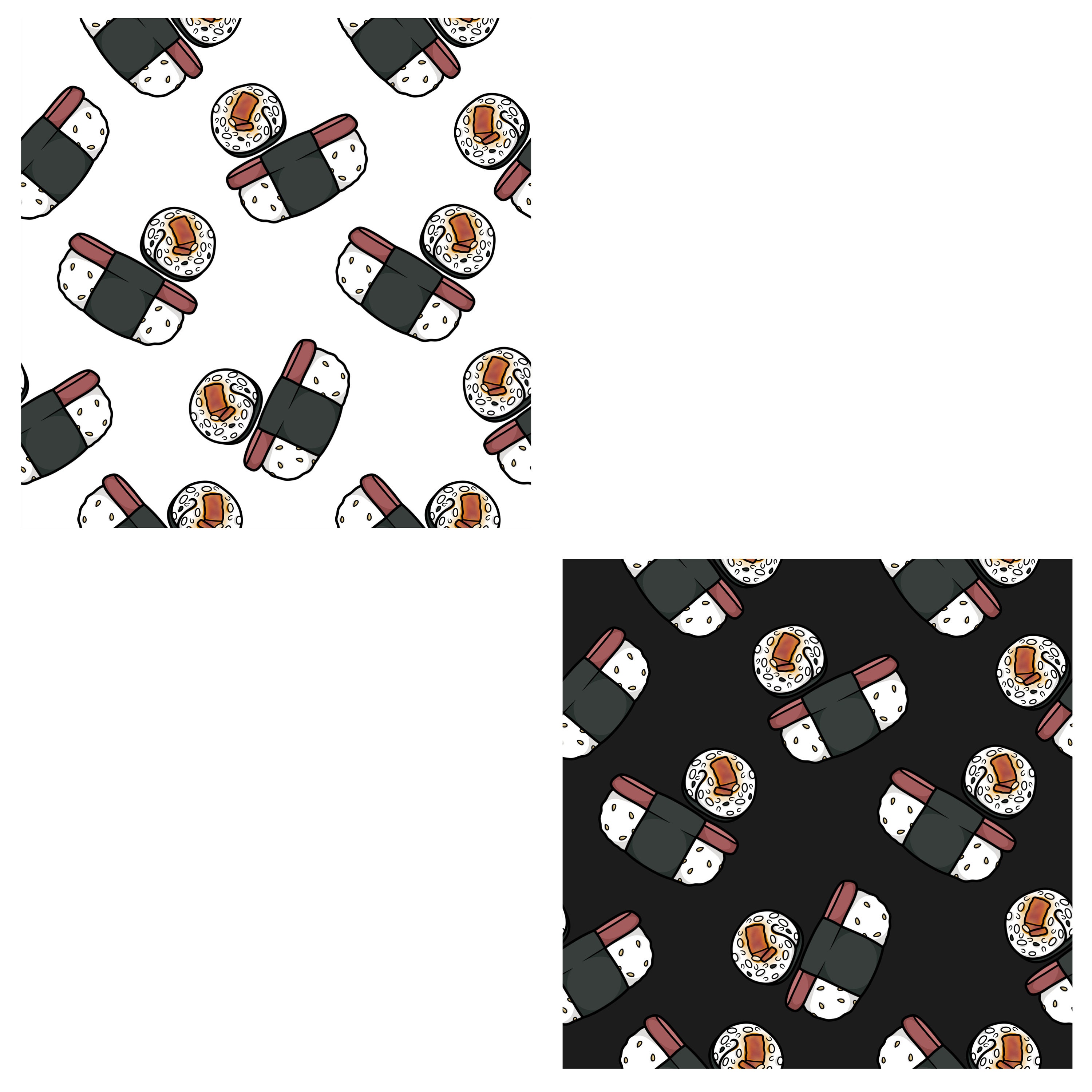 Musubi Pattern, Musubi Design, Musubi Print, Musubi Seamless Design - Etsy