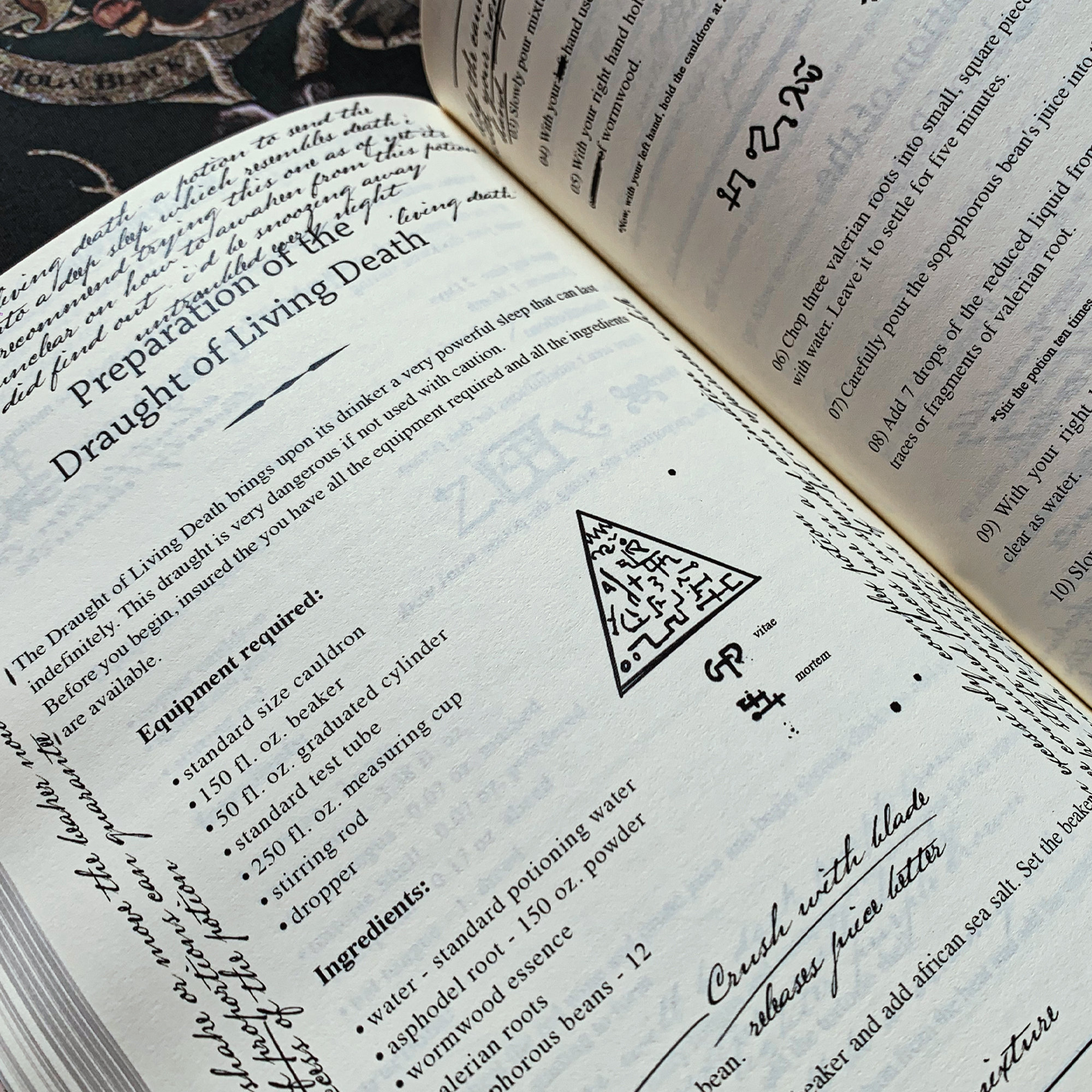 Advanced Potion Making Book Pages