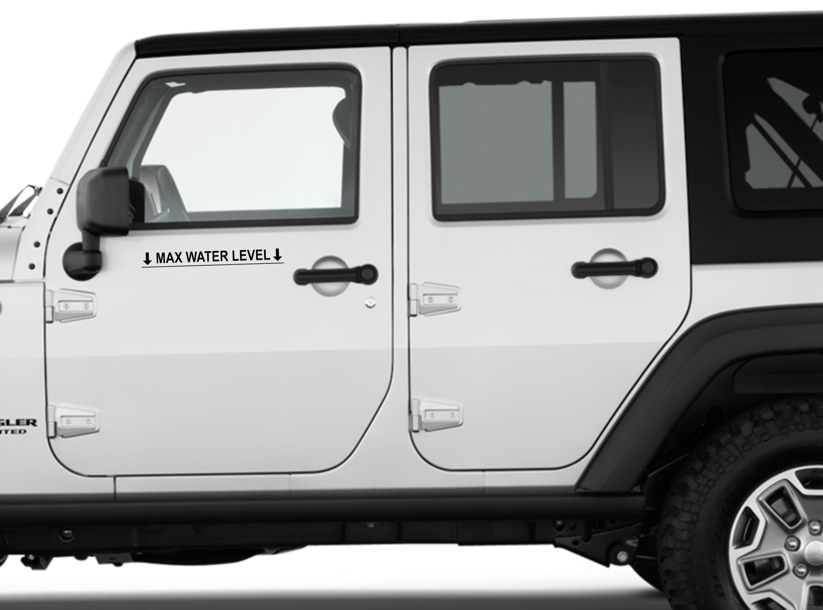 Max Water Level Sticker Vinyl Decal Camping off Roading Overland Truck ...