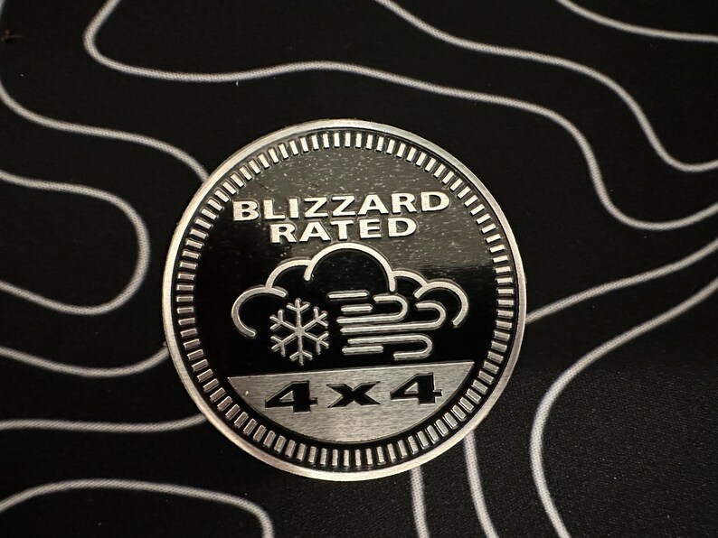Blizzard 4x4 Fender Badge - Etsy
