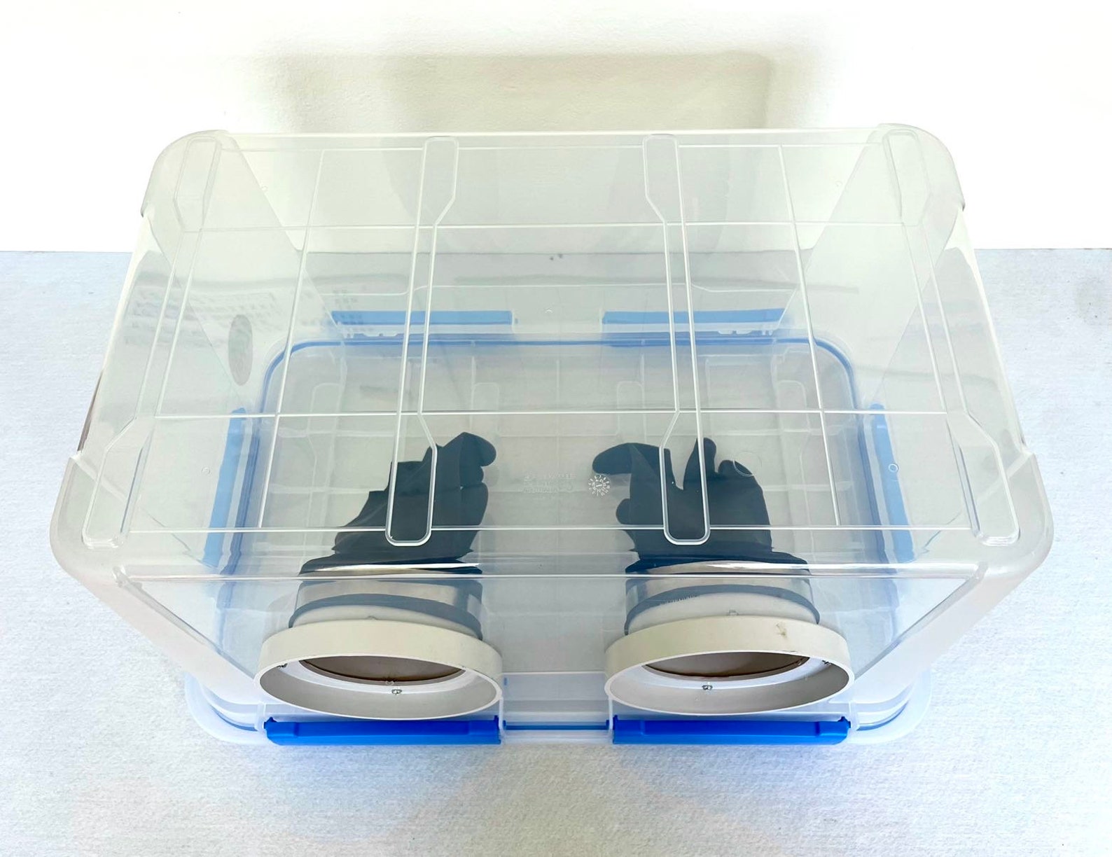 Still Air Box (SAB) + Glove Box - 52qt/50l - Sterile Workspace - Gasket ...