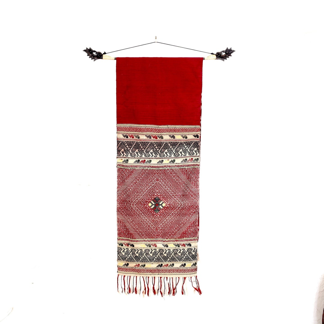 Handwoven Silk Weaving and Textile Hanger - Etsy