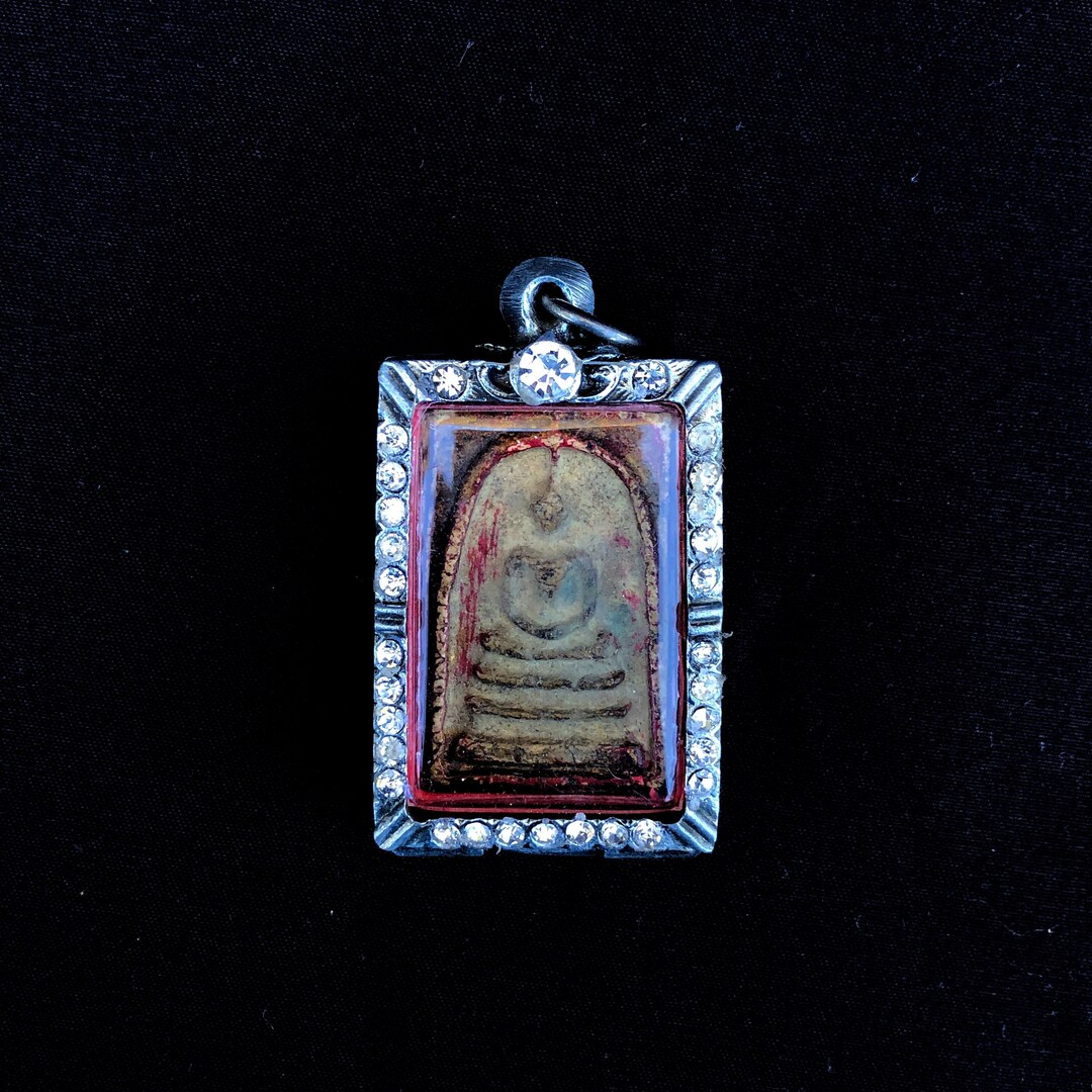Seated Buddha Amulet Locket - Etsy