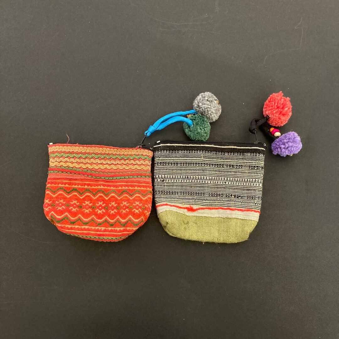 Hmong Fabric Coin Purse Vintage Design - Etsy