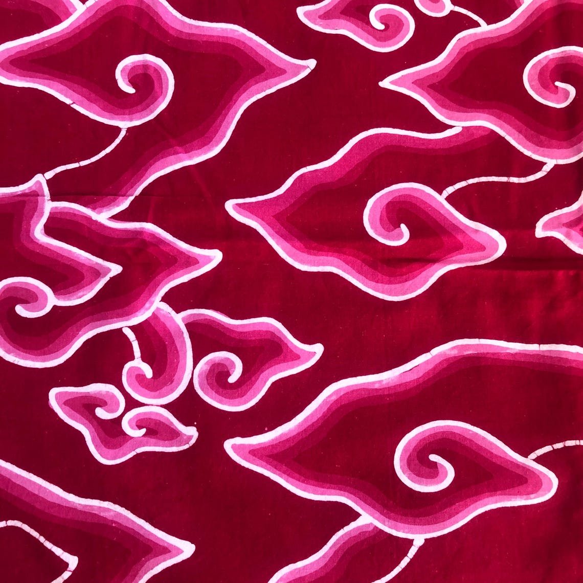 Hand Drawn Mega Mendung Cloud Pattern Batik Textile - Etsy