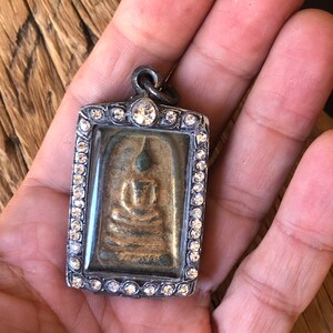 Seated Buddha Amulet Locket - Etsy