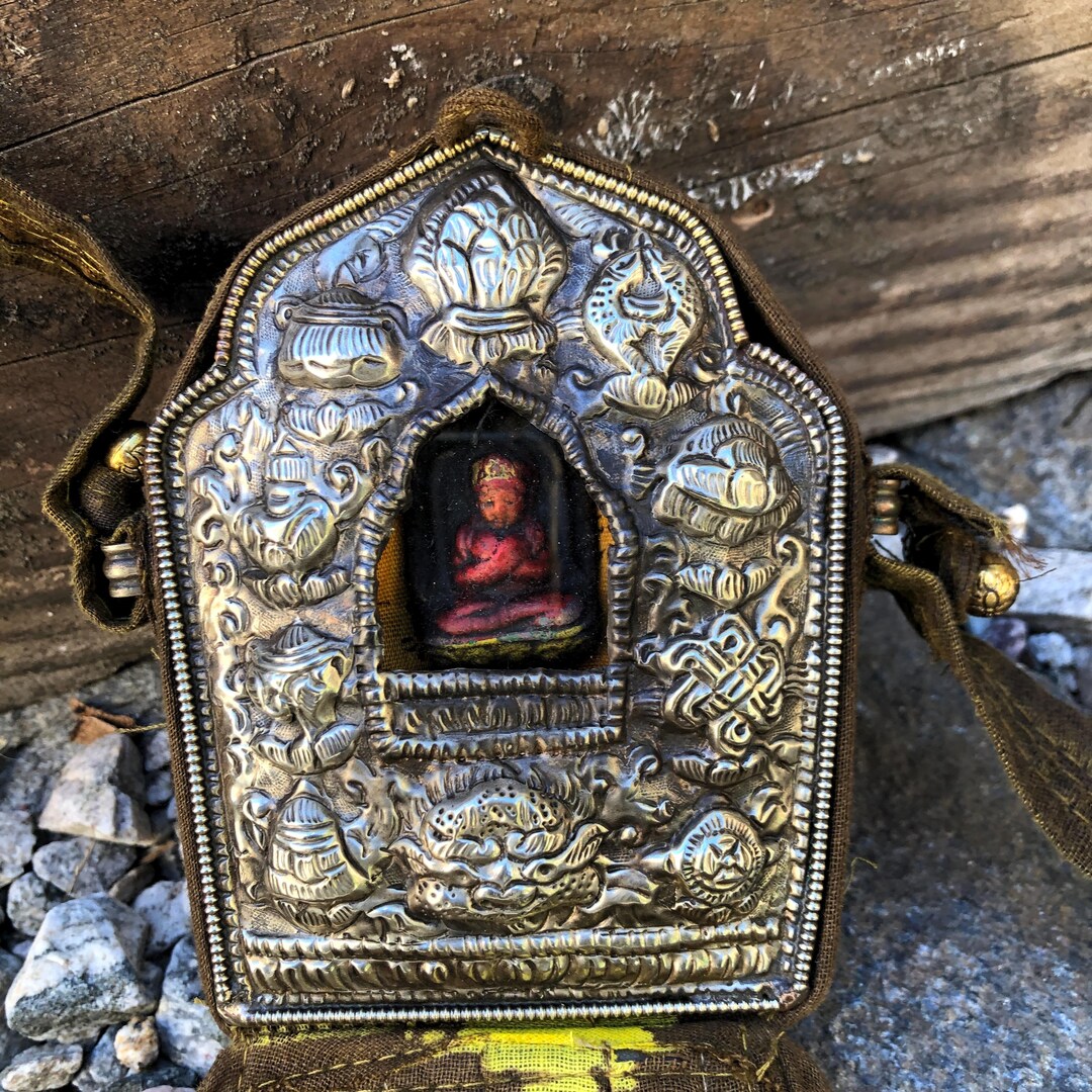 Tibetan Buddhist Ghau Portable Shrine Box - Etsy