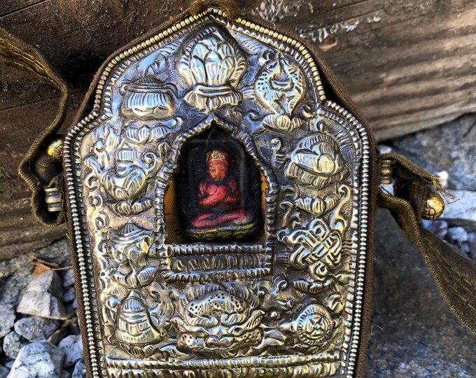 Tibetan Buddhist Ghau Portable Shrine Box - Etsy