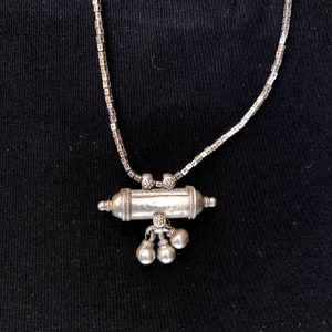 Rajasthani Silver Taviz Amulet Long Necklace - Etsy