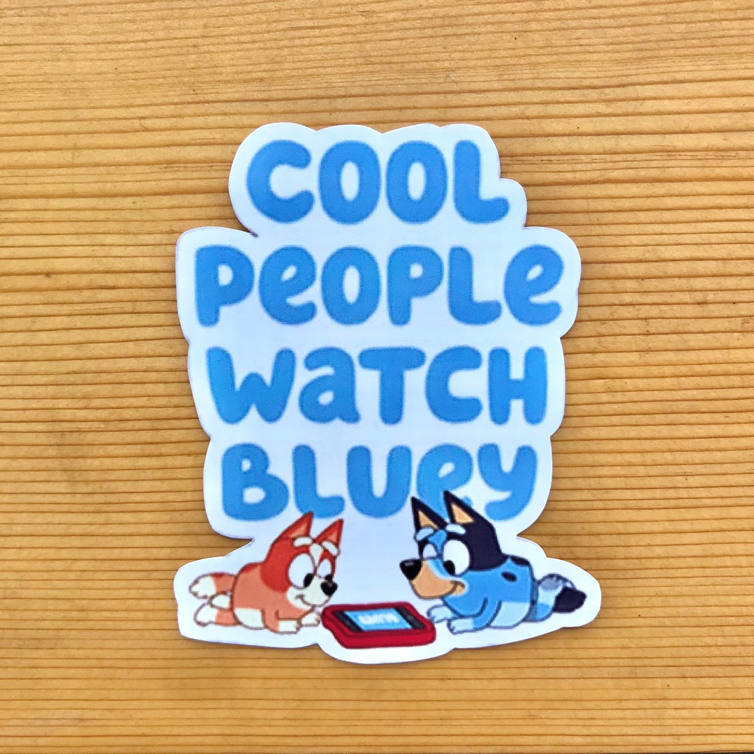 Bluey Vinyl Sticker Bluey Stickers Bluey Funny Laptop - Etsy