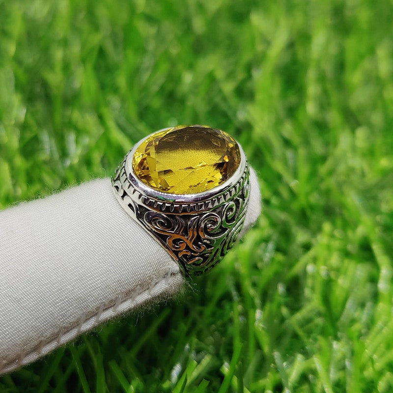 Mens Gemstone Rings - Etsy