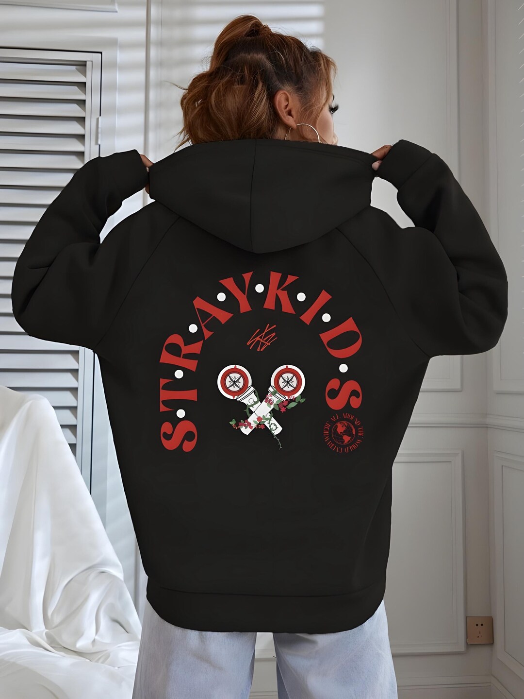 Stray Kids Lightstick Hoodie Sweatshirt | Kpop Hooded Sweatshirt ...