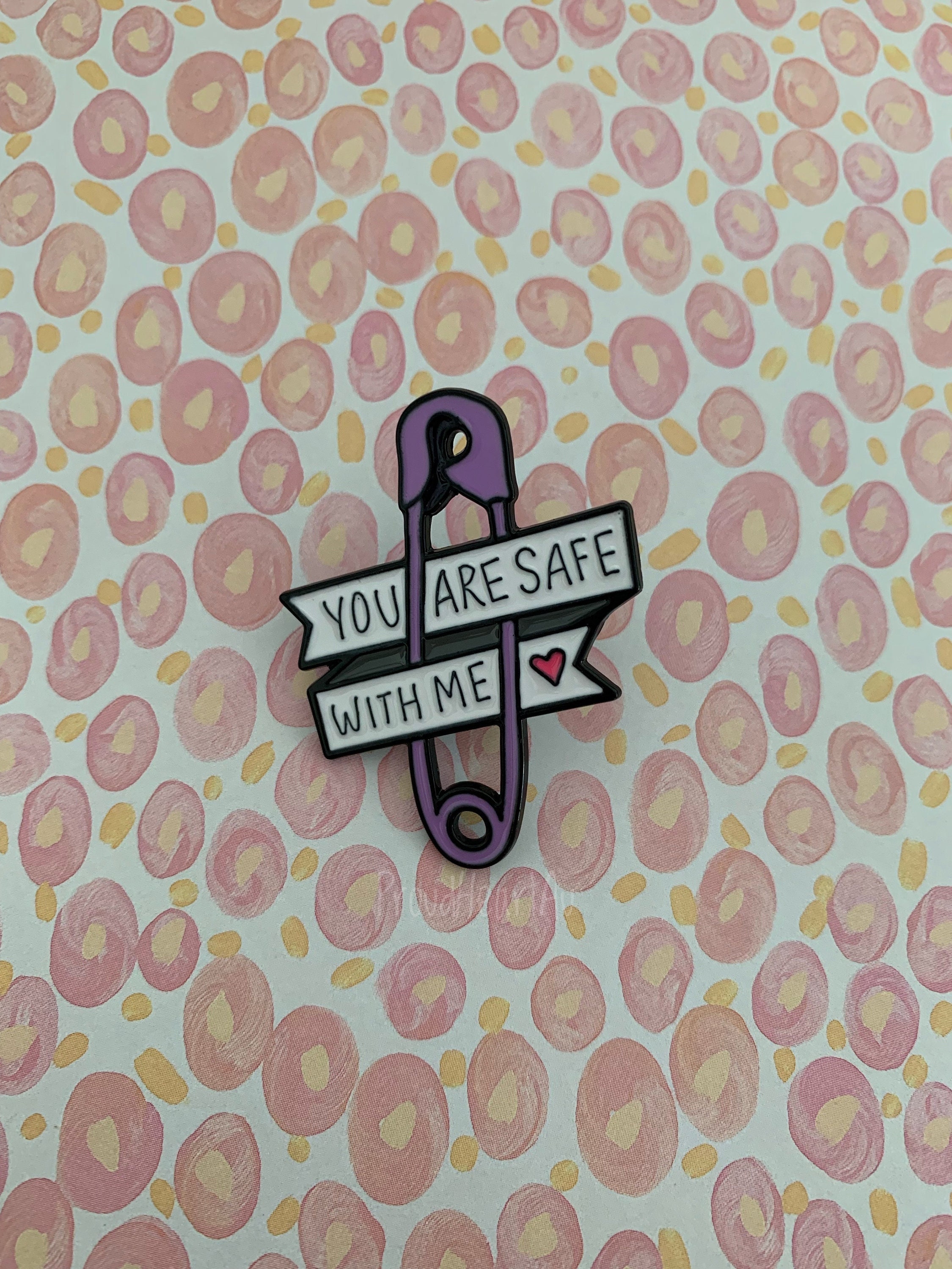 You Are Safe With Me : Inclusive Awareness and Ally Pin. - Etsy