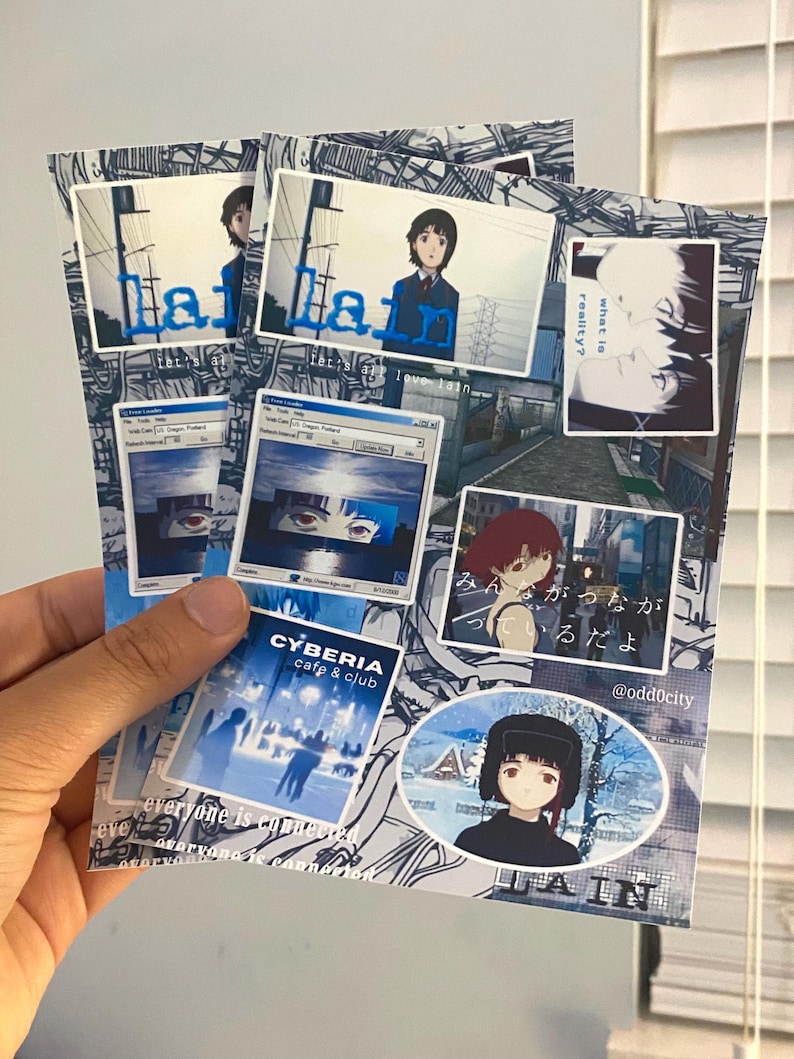 Serial Experiments Lain 2.0 Sticker Sheet - Etsy