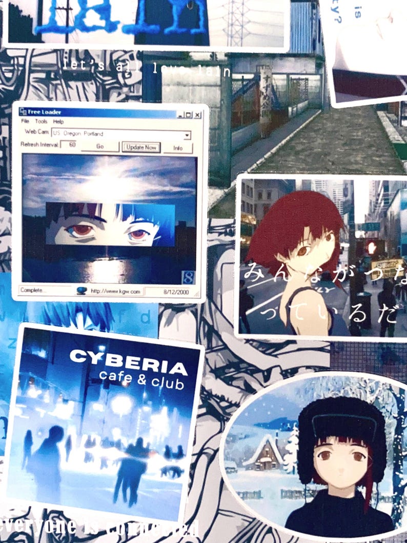 Serial Experiments Lain 2.0 Sticker Sheet - Etsy