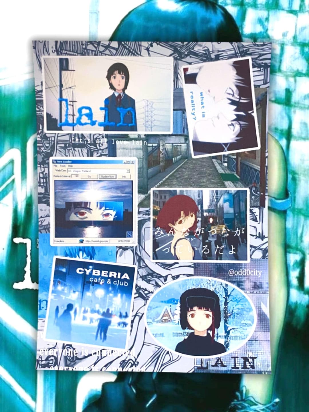 Serial Experiments Lain 2.0 Sticker Sheet - Etsy
