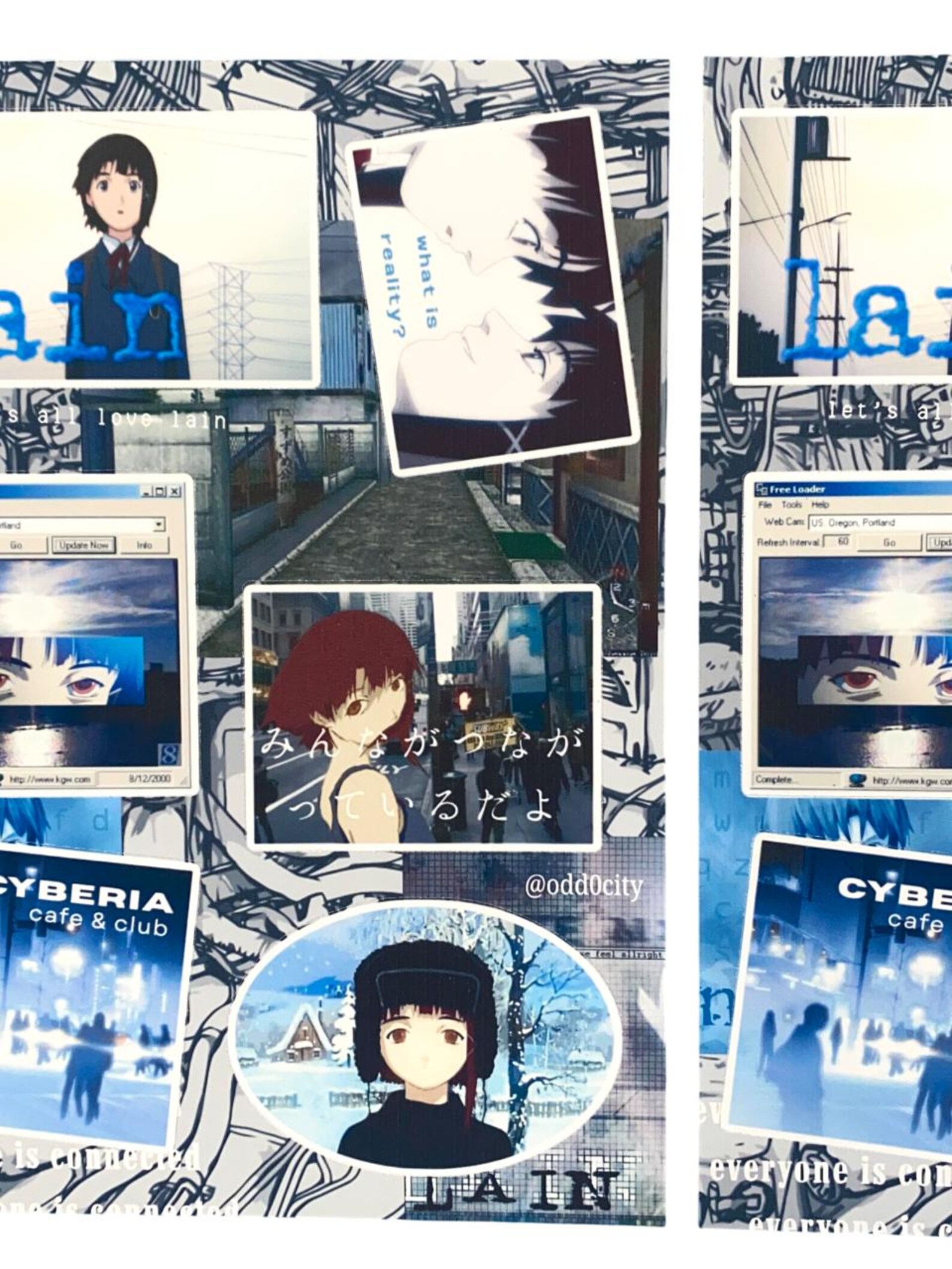 Serial Experiments Lain 2.0 Sticker Sheet - Etsy