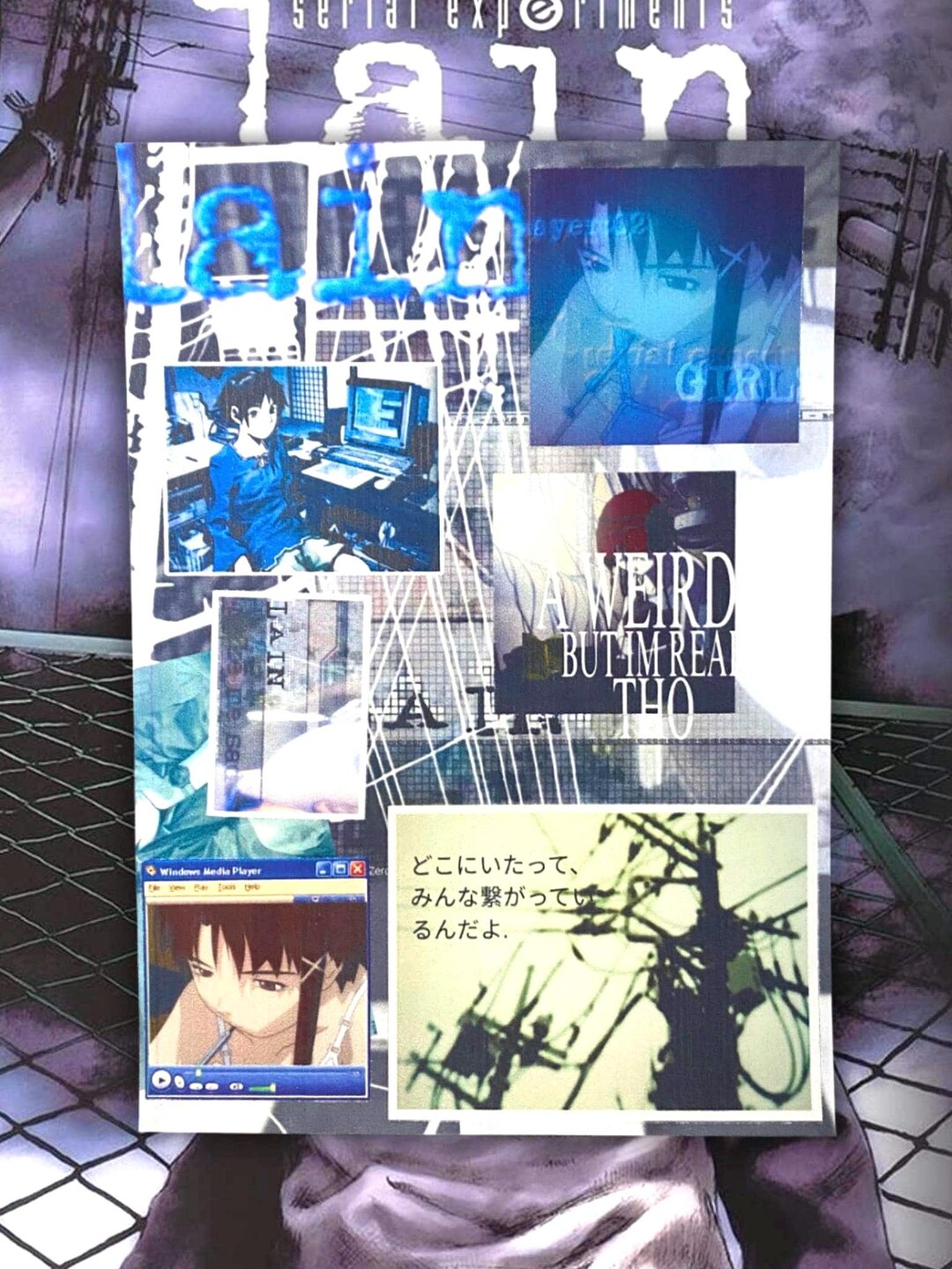 Lain Cybernet Wired Sticker Sheet - Etsy
