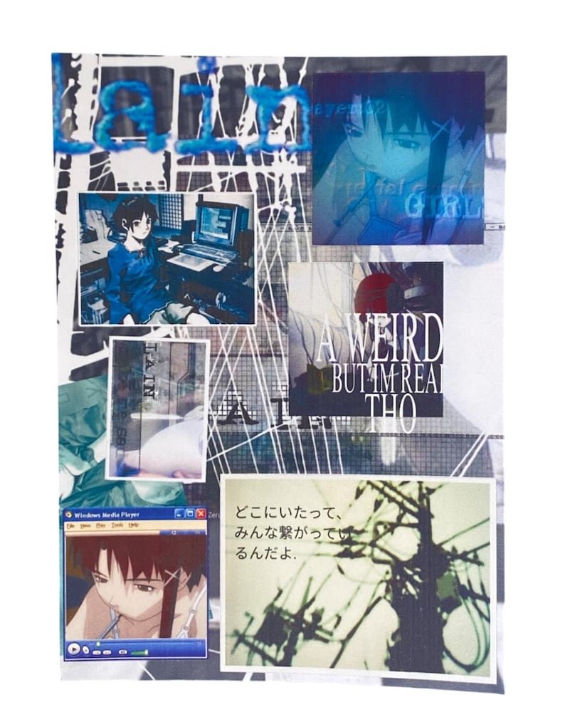 Lain Cybernet Wired Sticker Sheet - Etsy