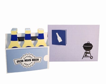 3d Beer Birthday Card - Etsy