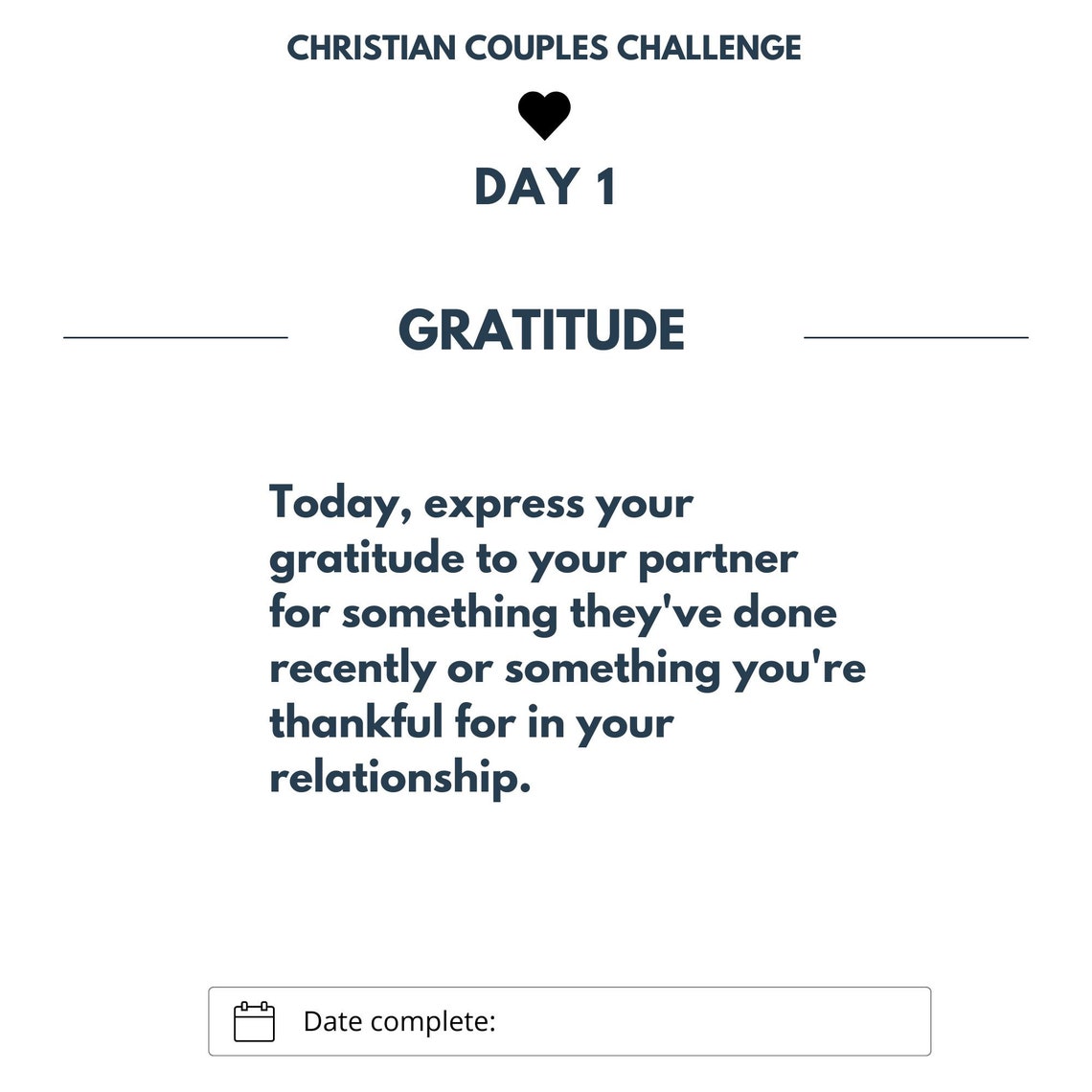 Christian Couples Challenge: 30 Days of Fun (digital Download) - Etsy