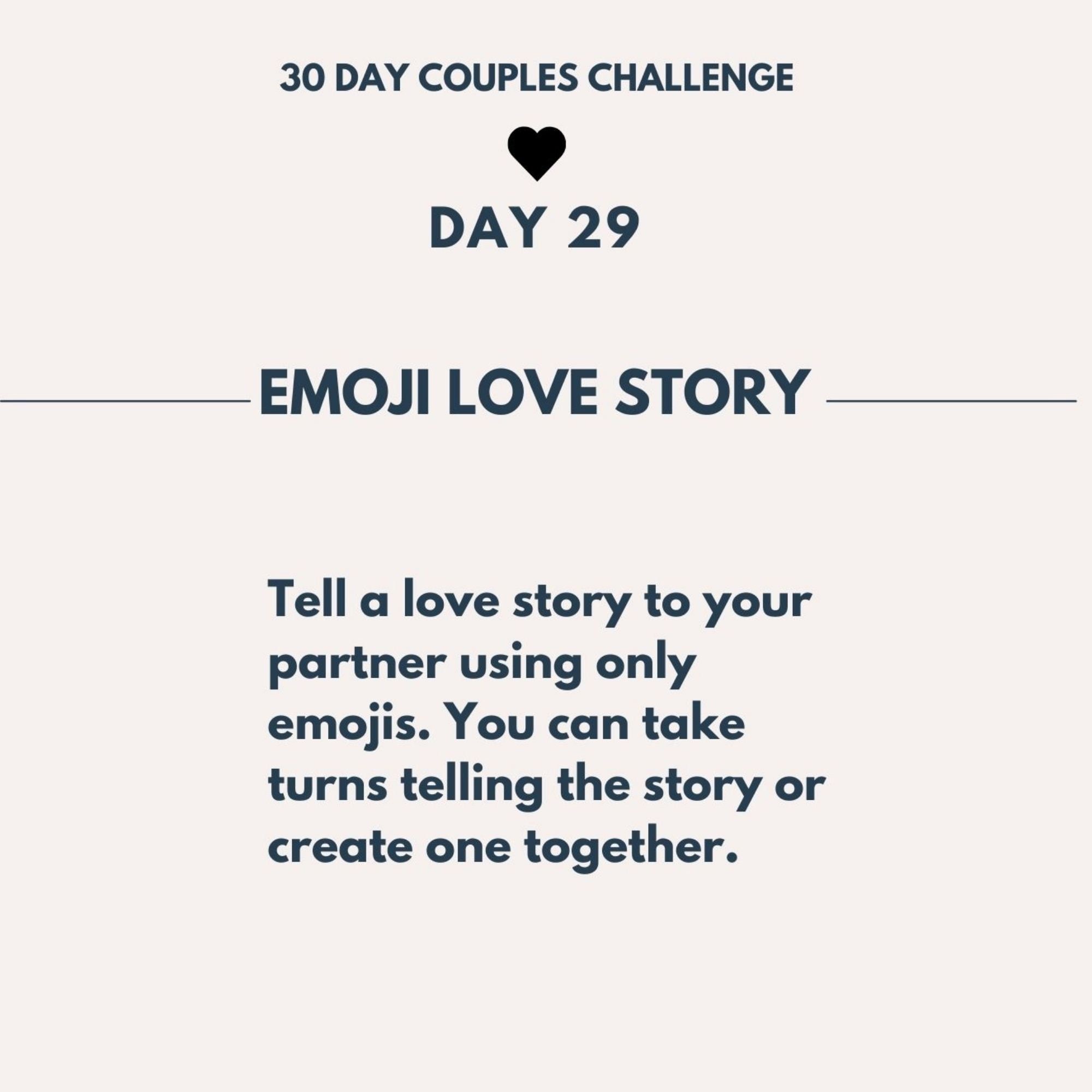 The 30 Day Couples Challenge. Couples Bucketlist Checklist. Fun ...