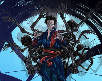 DIGITAL: Dr. Strange Fan Art - Etsy