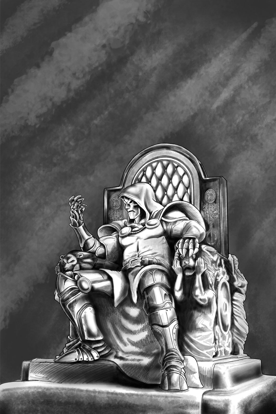 DIGITAL: Dr. Doom Fan Art - Etsy