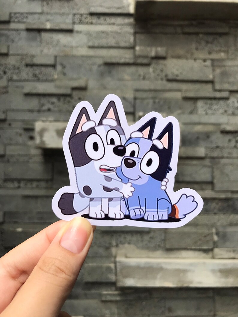 Bluey Vinyl Decal Sticker Bluey Funny Bluey Sticker for - Etsy