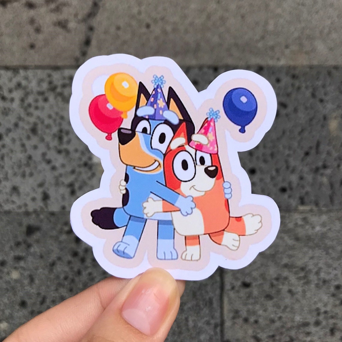 Bluey Vinyl Decal Sticker Bluey Funny Bluey Sticker for - Etsy