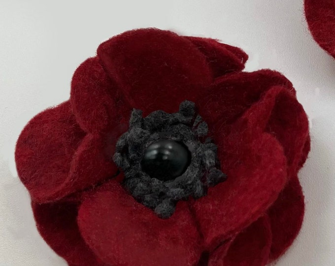 Indigenous Made Beaded Poppy - Etsy Canada