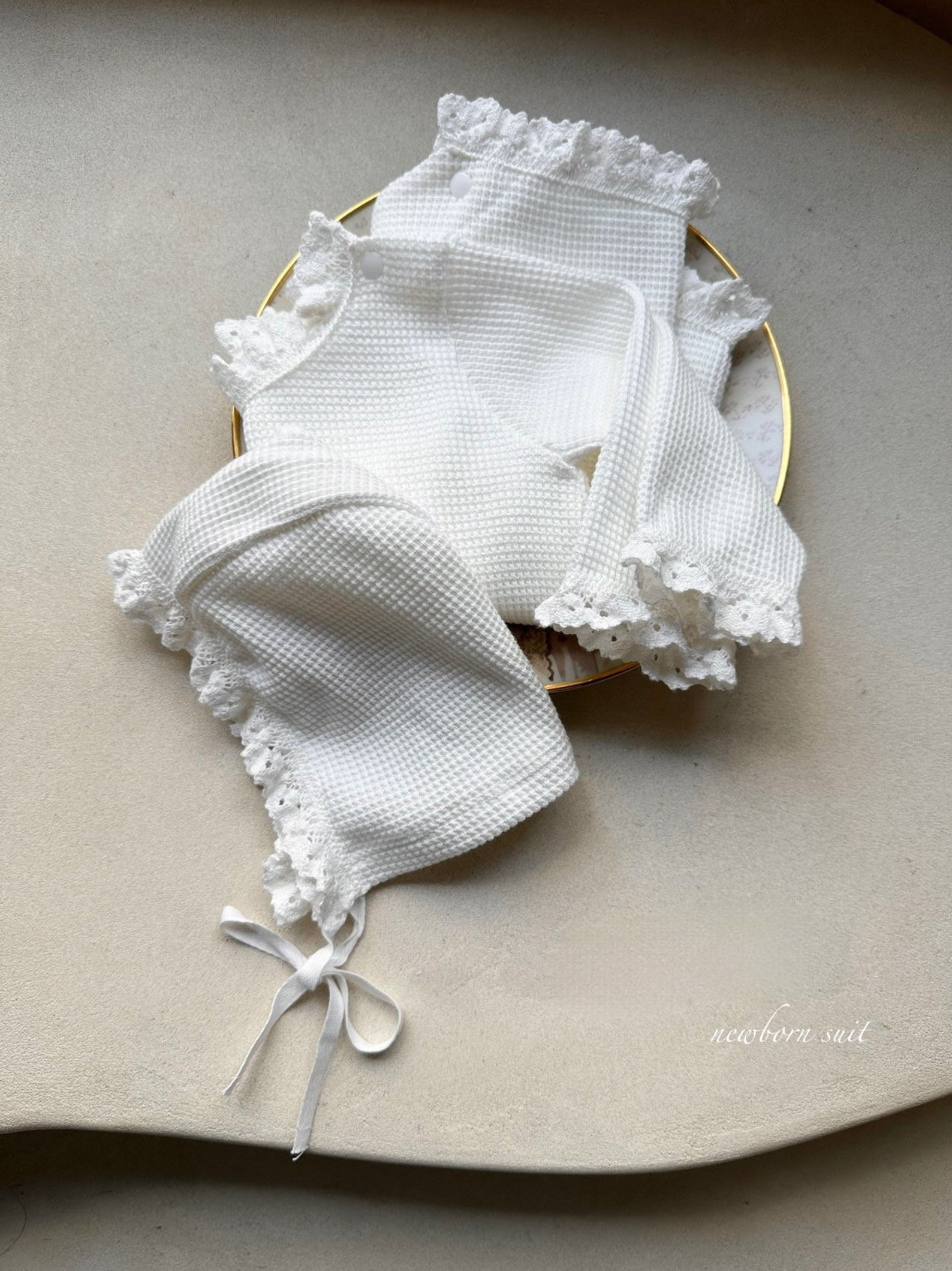 Waffle Suit (bonnet Sets) - Etsy