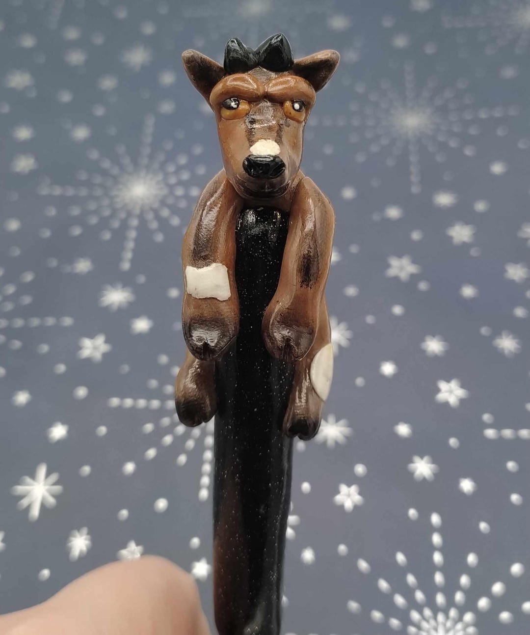 Goat Crochet Hook, Polymer Clay Crochet Hook, Crochet Hook, Crochet ...