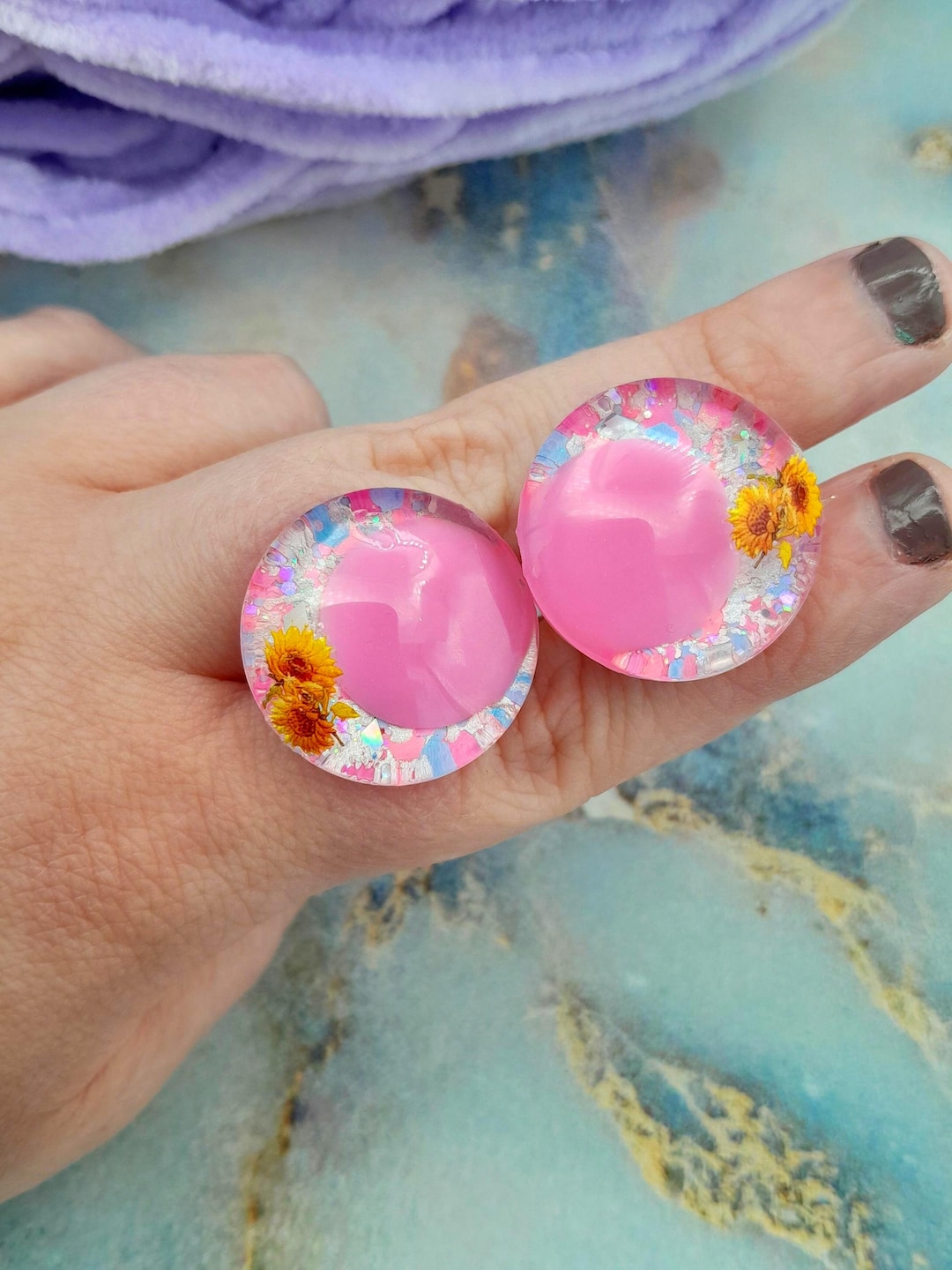 Safety Eyes, Sinker, Hand Painted Safety Eyes, Amigurumi, Crochet ...