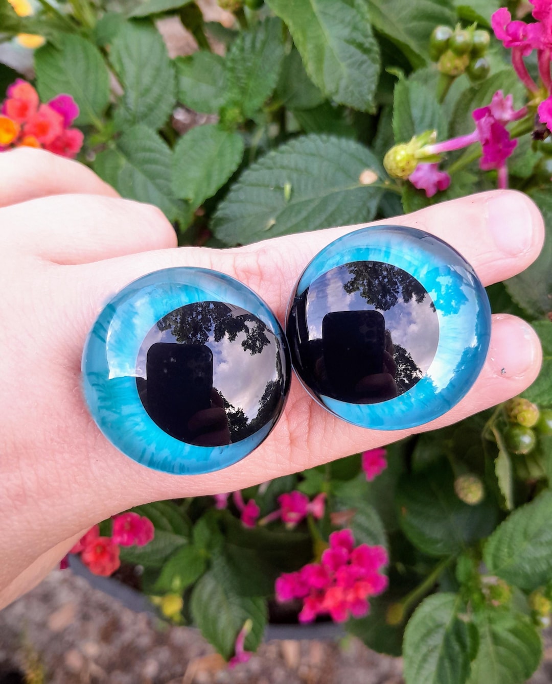 Safety Eyes, Sinker, Hand Painted Safety Eyes, Amigurumi, Crochet ...