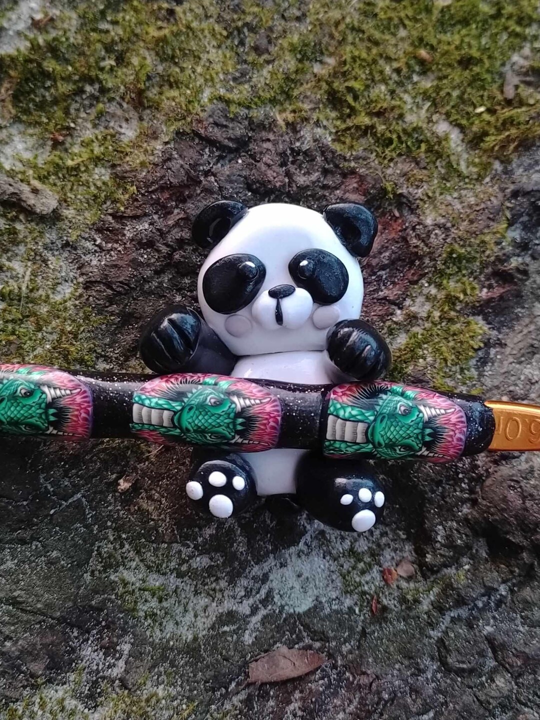 Panda Crochet Hook Holder, Panda Crochet, Hook Display Holder, Crochet ...