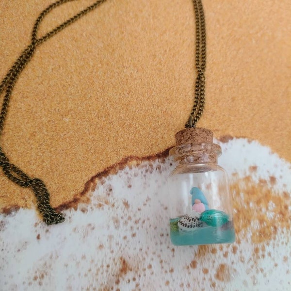 Tiny Bottle Necklace - Etsy