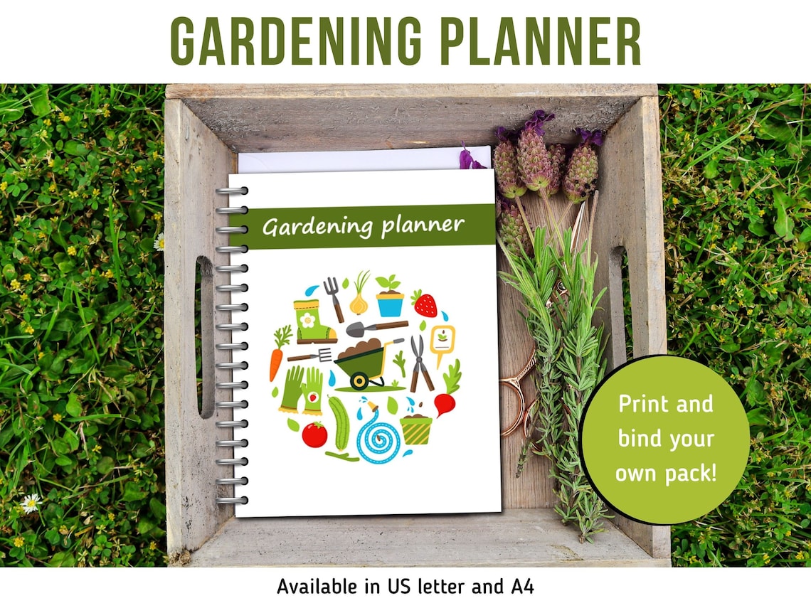 Garden Planner Printable Gardening Journal Plant Tracker - Etsy