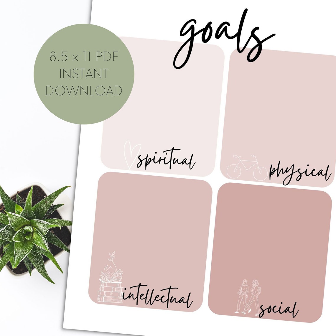 Youth Goal Sheet Printable, LDS Goal Sheet for Youth, Spiritual ...