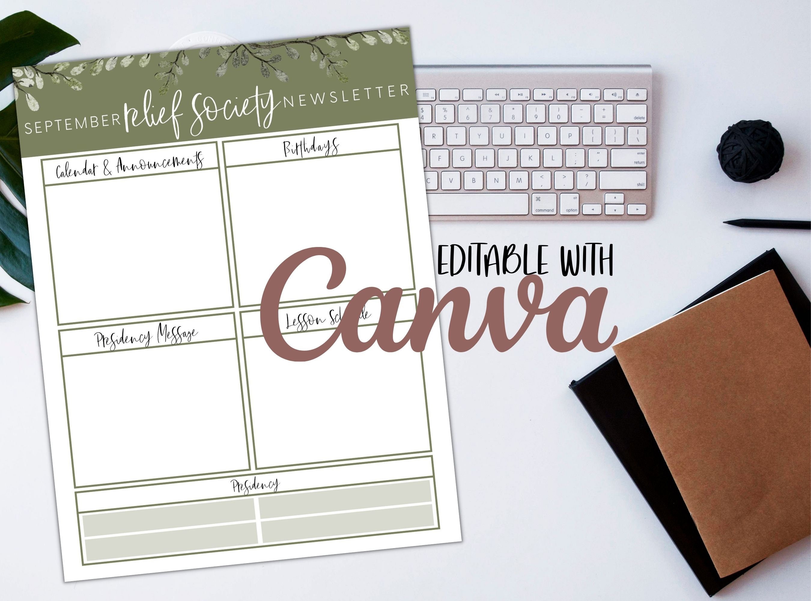 LDS Relief Society Newsletter, Relief Society, Lds RS, Lds Rs ...