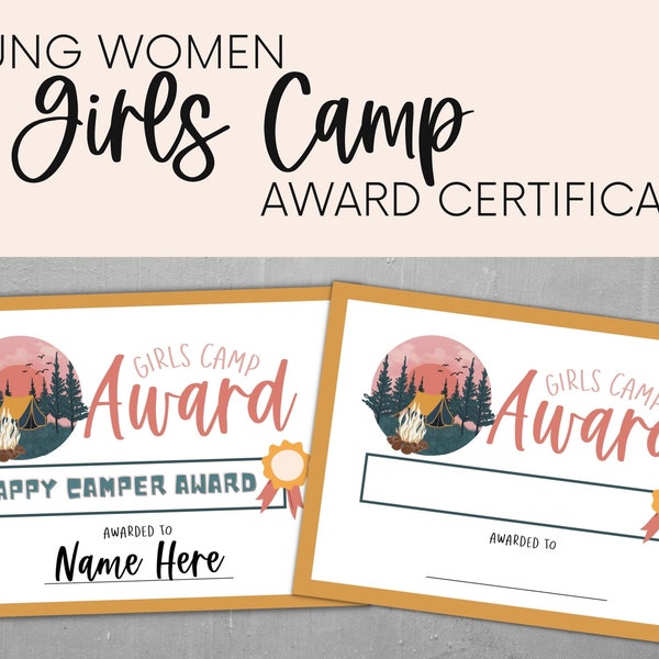 Lds Girls Camp - Etsy